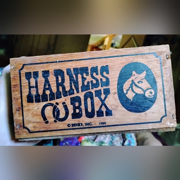 Accents | Vintage Small Wooden Equine Harness Box | Poshmark